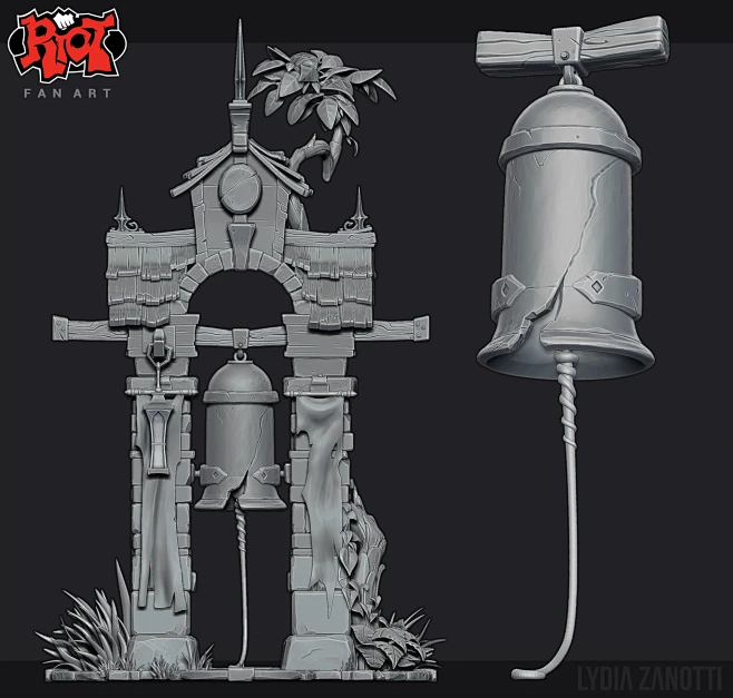 Bell Tower // Riot Fan-Art, Lydia Zanotti : Based on a concept by Peet ...