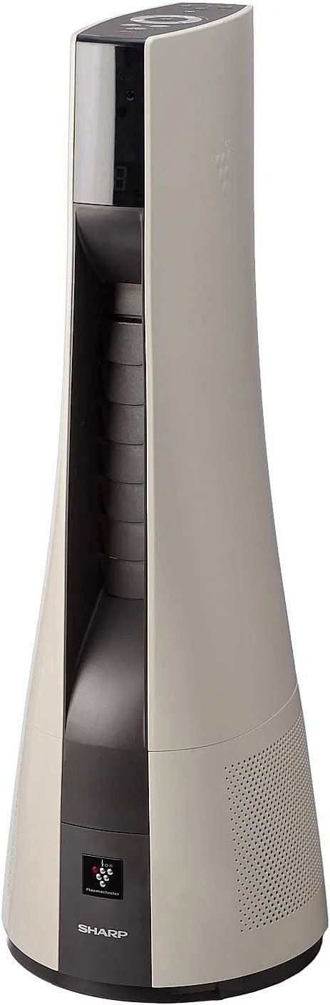 Amazon.co.jp: 夏普 超薄离子风扇 HOT & COOL(带遥控器 金色系玫瑰金)【送风・温风兼用】SHARP 搭载"高浓度净离子 ...