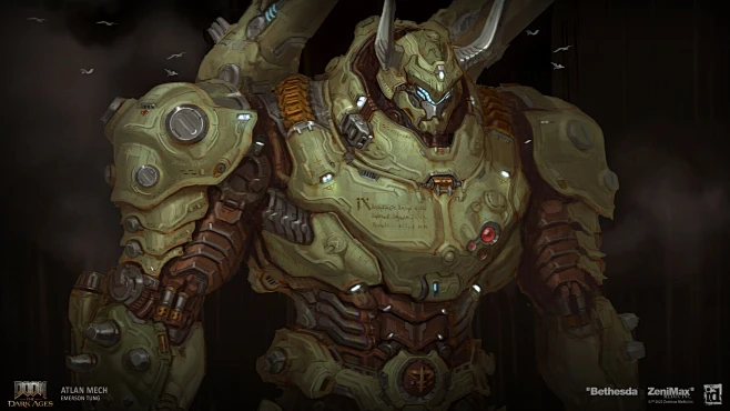 DOOM The Dark Ages - Atlan -花瓣网