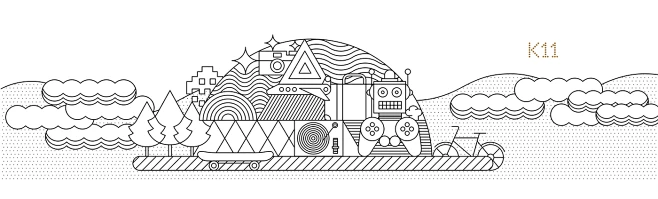 K11 Hoarding Design-花瓣网