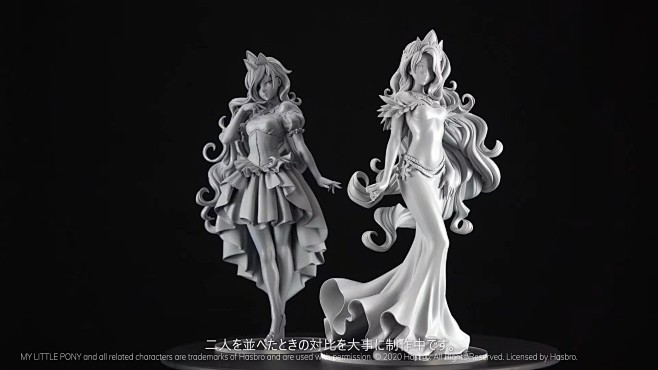 寿屋 × 山下俊也 彩虹小马 露娜公主、塞拉斯蒂亚公主 原型公开