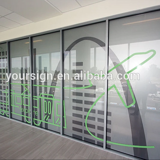 Static Cling Window Film Perforated Stickers One Way Vision Window Film ...