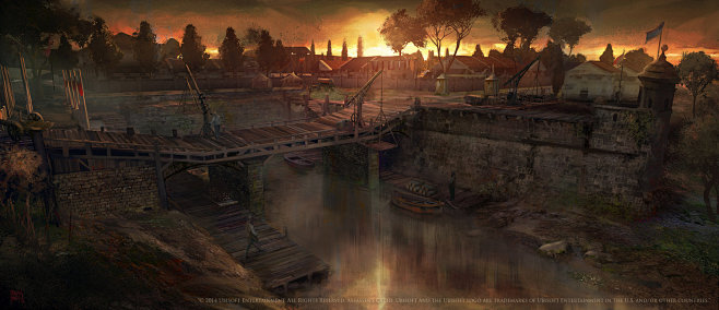 欧美写实气氛图欧美写实场景原画欧美场景气氛图来自cgbook.cn (1654)