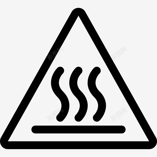 热表面高温表面危险图标 免费下载 页面网页 平面电商 创意素材-花瓣网