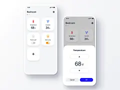 智能家居UI-花瓣网
