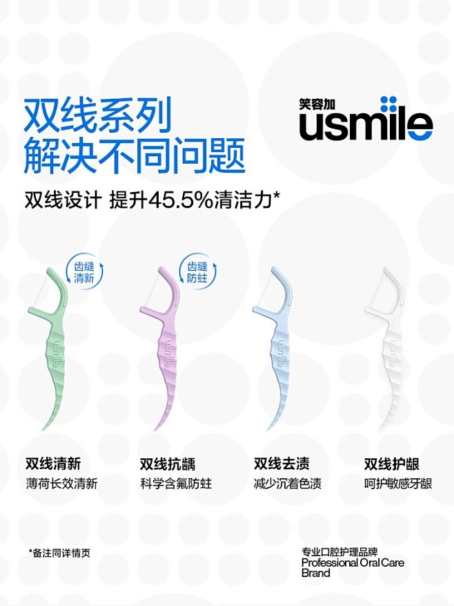 笑容加usmile牙线 750-2