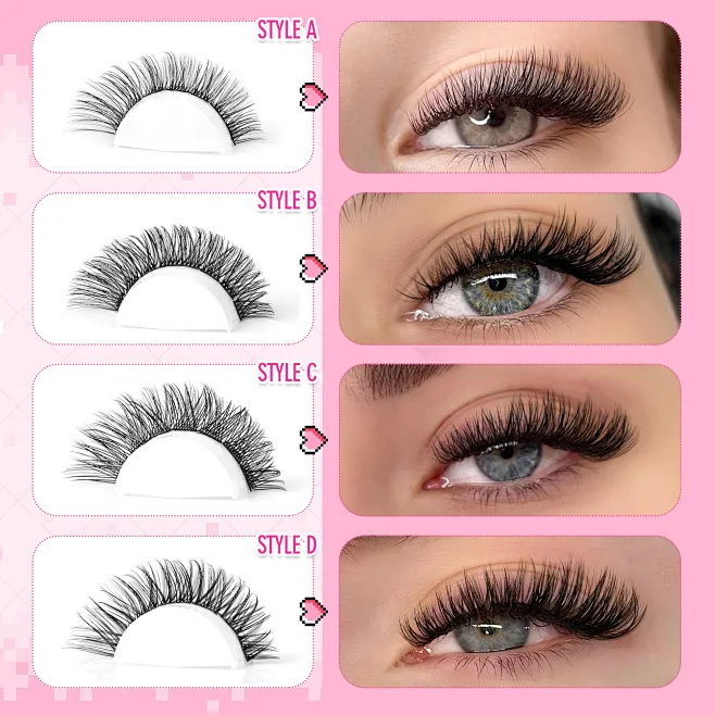 Amazon.com: wiwoseo DIY Lash Extensions Eyelash Cluster Lashes ...