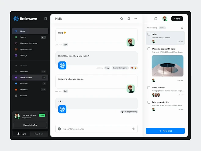 Brainwave - AI UI Kit by Tran Mau Tri Tam on Dribbble-花瓣网