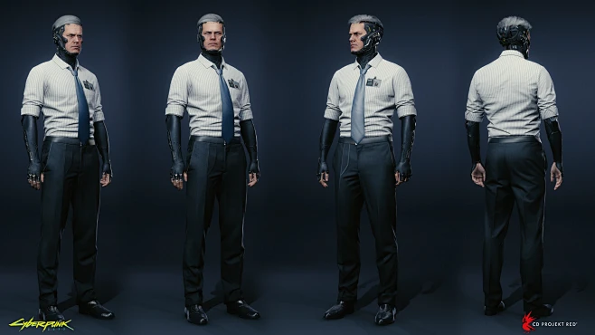 Cyberpunk 2077 - Apron and gloves, Marcin Polak : Service gloves and ...