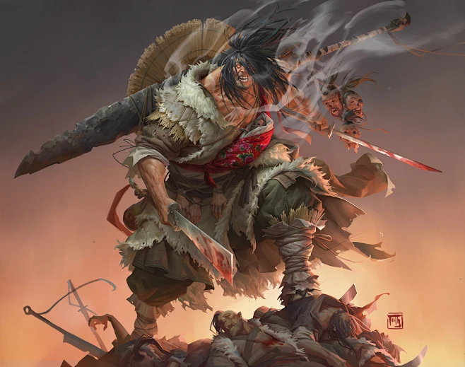 SWORD GHOST, Tooth Wu : I designed this character as a boss, and two ...