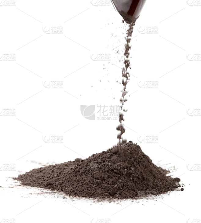可可粉,垂直画幅,褐色,无人,白色背景,巧克力,背景分离,堆,土耳其,梧桐科植物素材-花瓣网