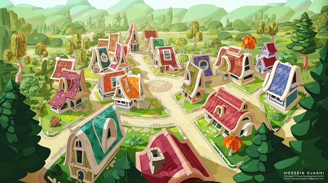 Environment design-花瓣网