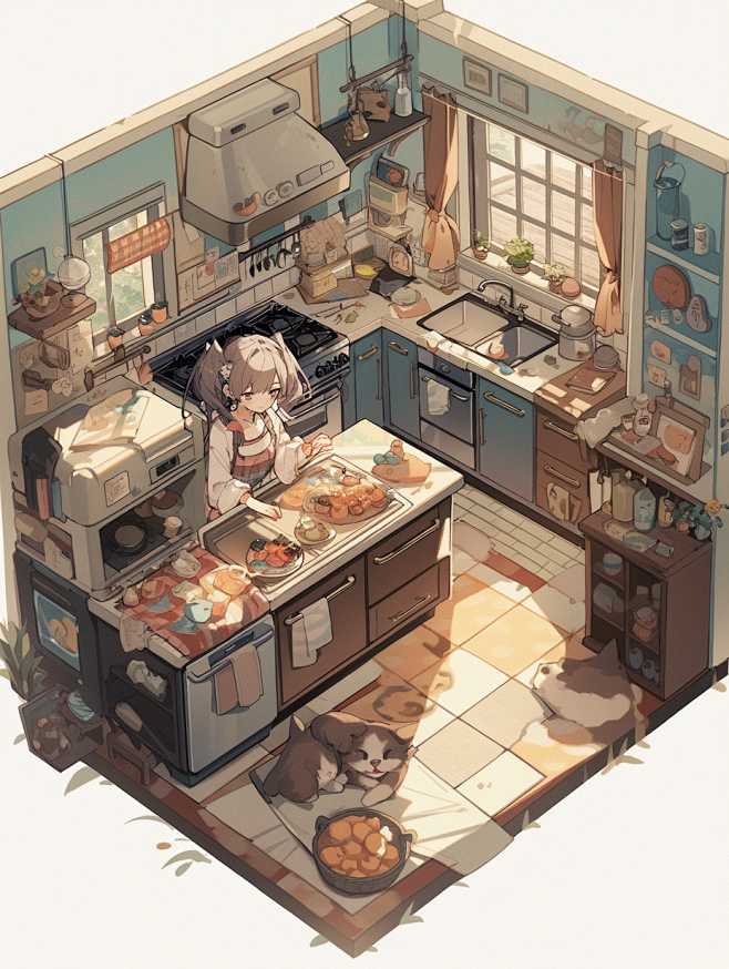 第6波_自己跑的MJ 和SD图包-AI绘画/素材-微元素 - Element3ds.com!