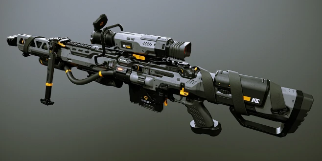 Planetside Arena - Nanite Systems heavy sniper rifle, Ranulf Busby ...
