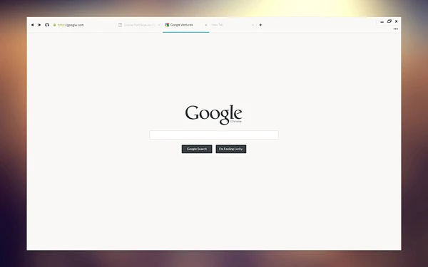 Google Chrome Project on the Behance Network-花瓣网
