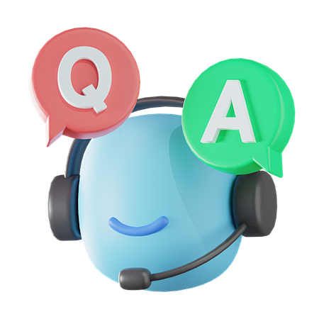 Question And Answer 3D Icon