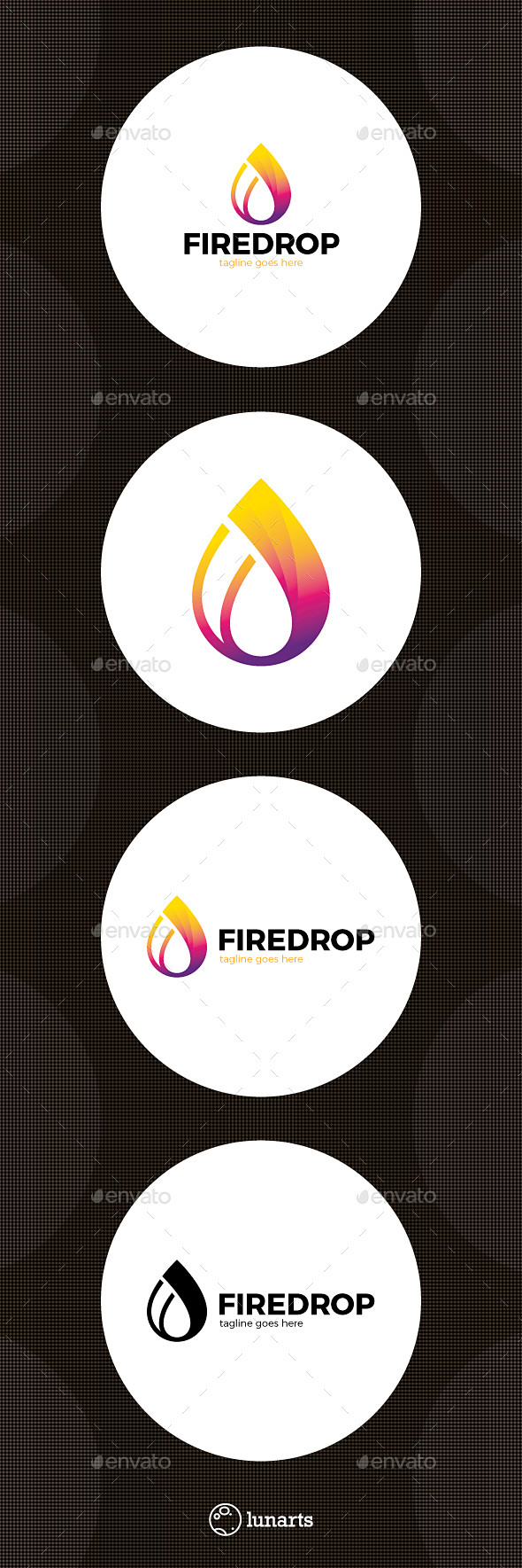 消防水下降的标志——抽象标志模板Fire Water Drop Logo - Abstract Logo Templates活跃、饮料、蓝 ...