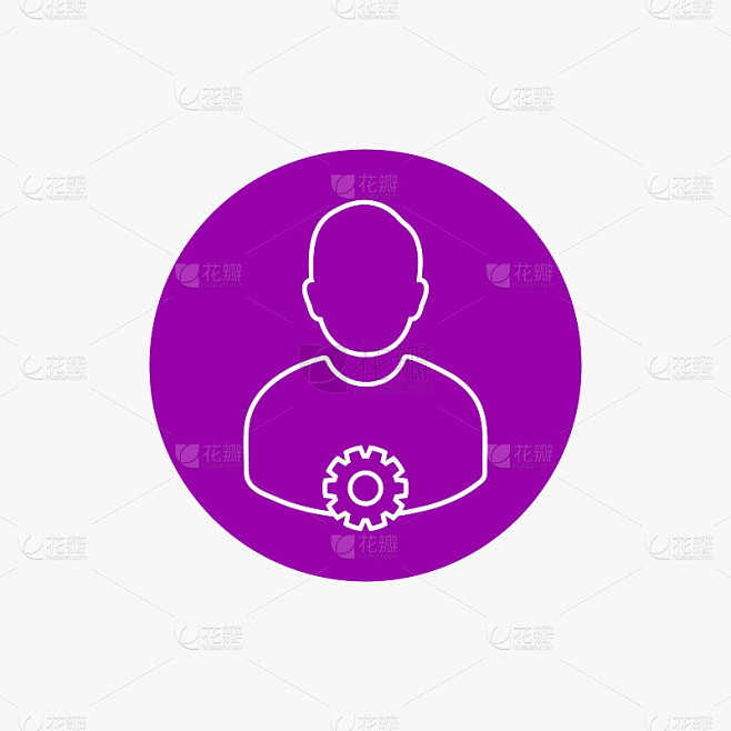 Account Security Icon. Colorful Rounded style But