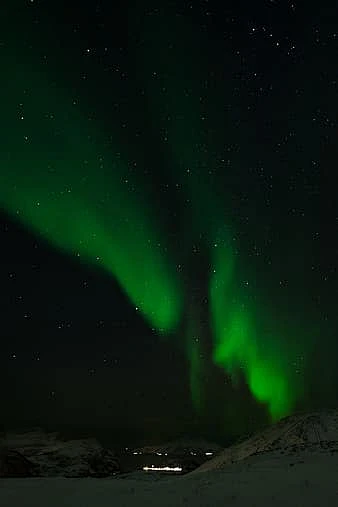 aurora, northern lights, aurora borealis, borealis, green, phenomenon ...