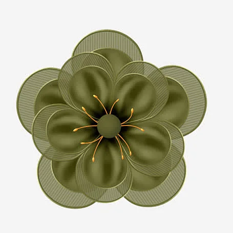 花免抠素材_新图网 https://ixintu.com PNG psd素材 免扣 精美 绿色 绿花 花 装饰品-花瓣网