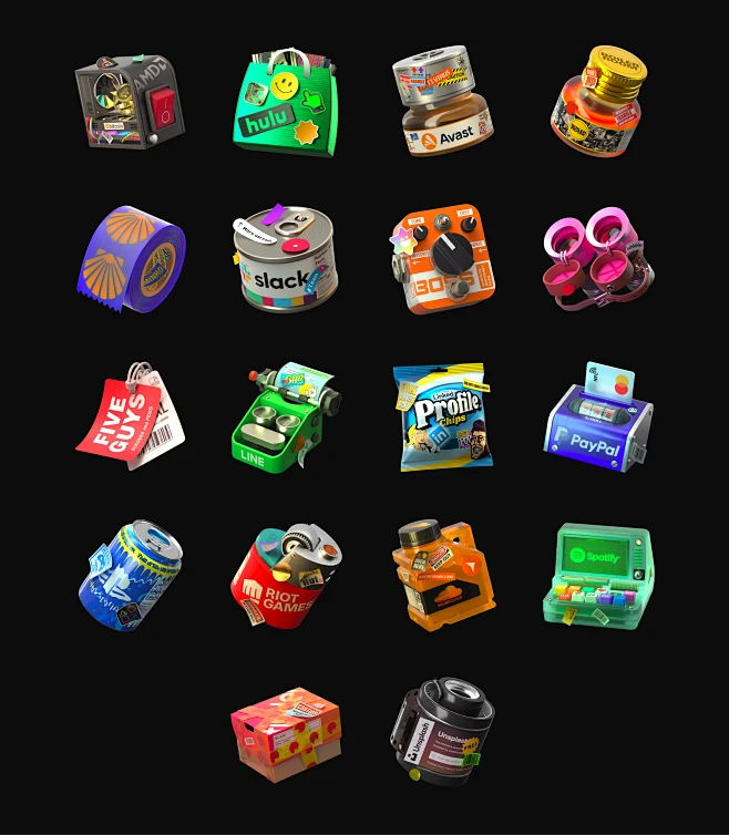 cinema4d 3D Icon graphic design brand visual identity Graphic Designer ...