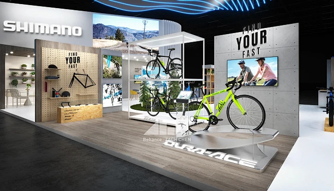 booth Exhibition Stand expo Exhibition Design 3ds max vray China Cycle ...