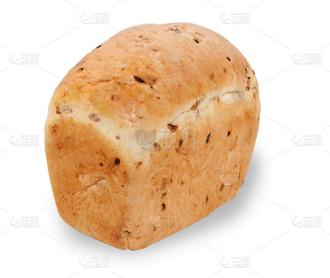 正方形,分离着色,白面包,水平画幅,无人,白色背景,阴影,一个物体,摄影,烘焙