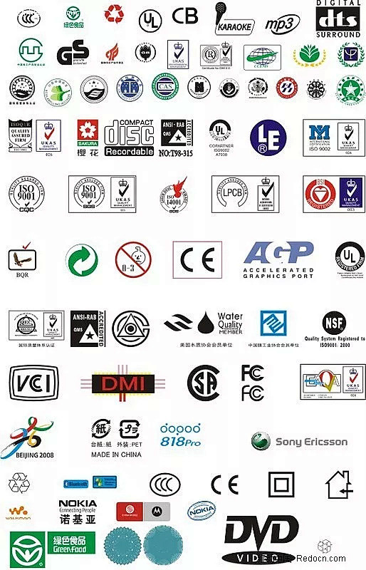 各类认证标志ce|奥运会标|认证|认证标志|矢量素材|ce标志|CE认证标志|ce认证|宣传ce