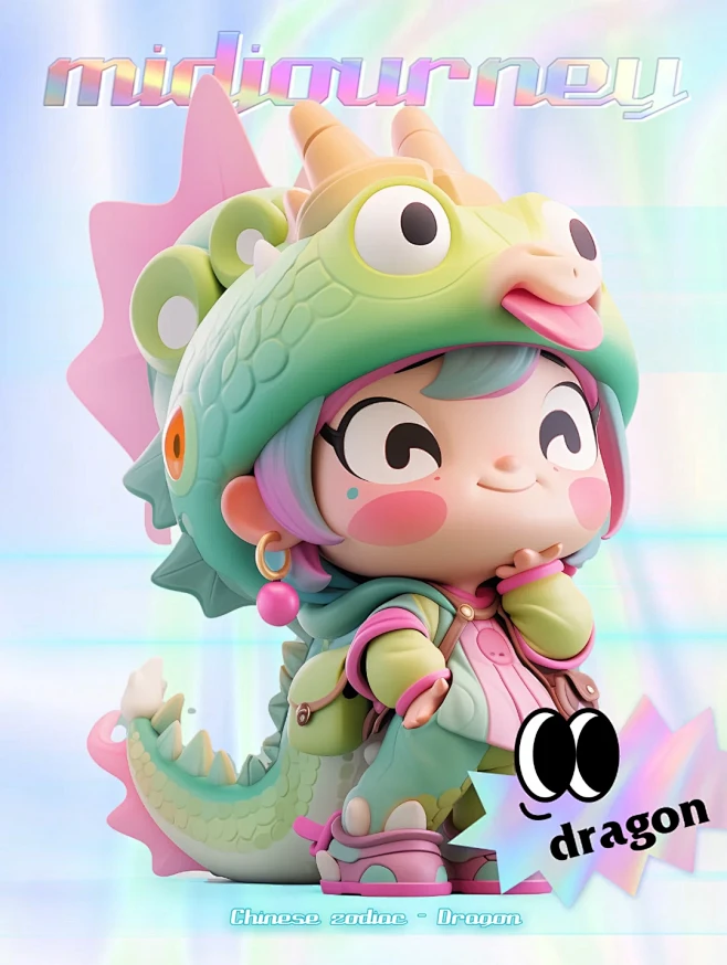 如何用MJ生成3D潮流十二生肖的IP盲盒形象 - 小红书-花瓣网