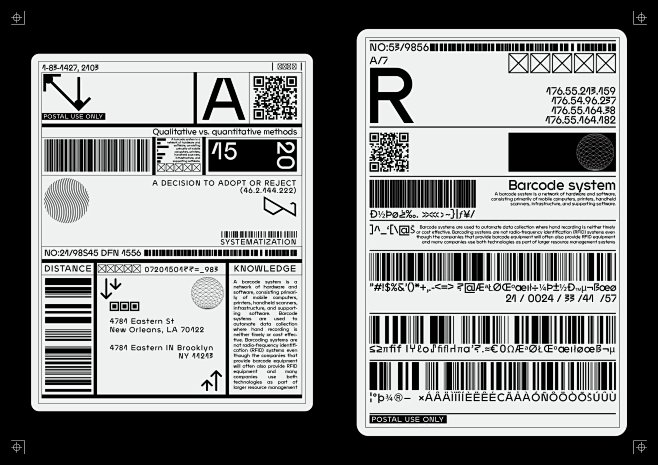 BARCODE LABEL SET : Barcode Labet Set 10 Fully Editable Readymade ...