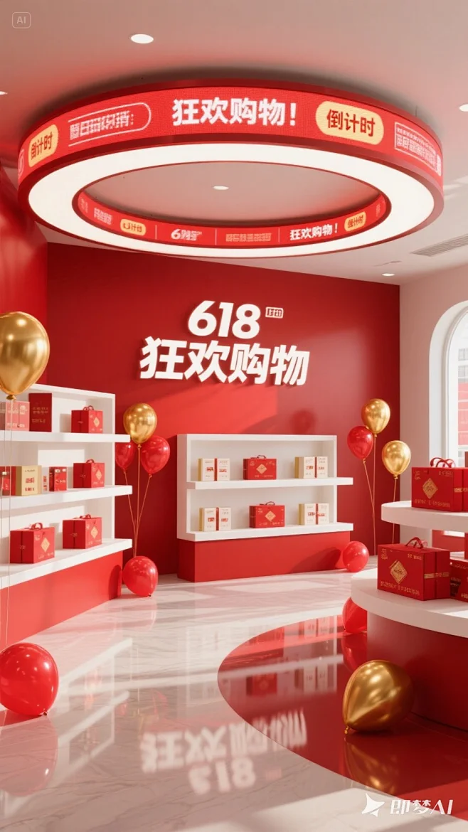 618大促直播间背景 (22)-花瓣网