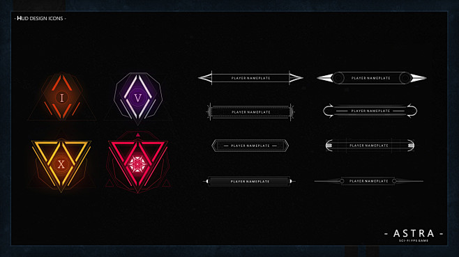Astra - Sci-Fi FPS Game HUD UI