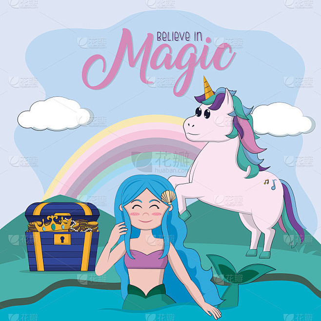 Believe in magic cartoons