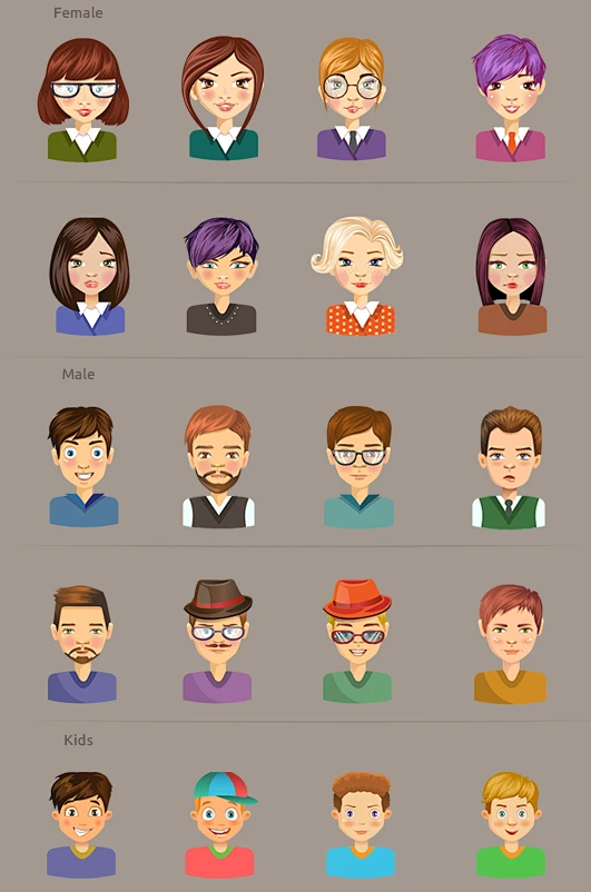 Avatar maker on Behance-花瓣网