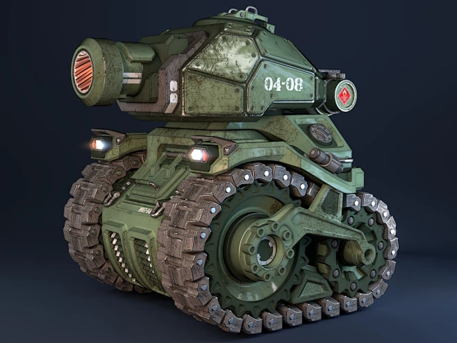 Chibi Tank-花瓣网