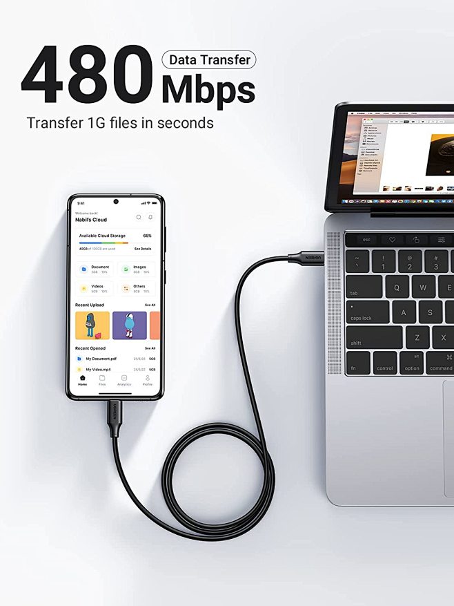 Amazon UGREEN 100W USB C Cable 3 Pack 5A Fast Charging Compatible
