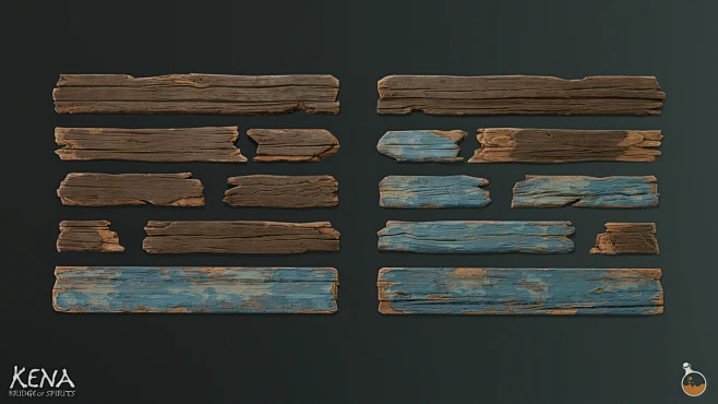 ArtStation - Kena - Wood-花瓣网