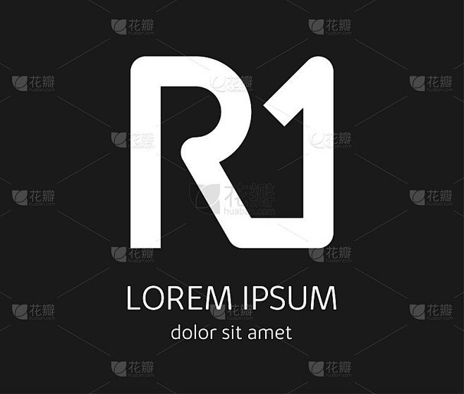 R1标志品牌标识企业标识设计模板