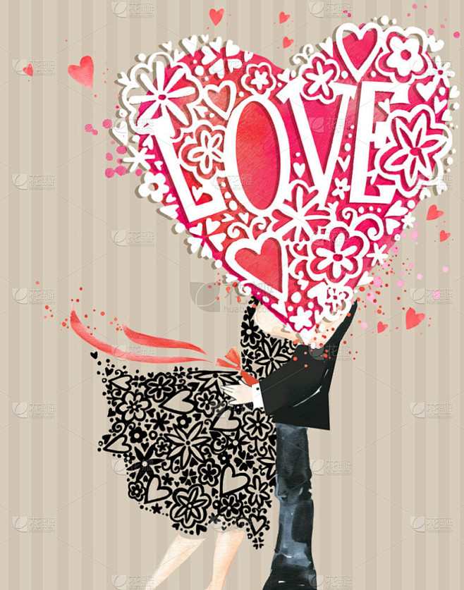 Valentine kiss. Valentines day card. Valentines ba