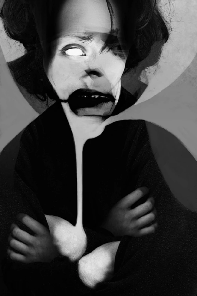 见鬼 | 波兰摄影师 Magdalena Pacewicz 的恐怖肖像-花瓣网