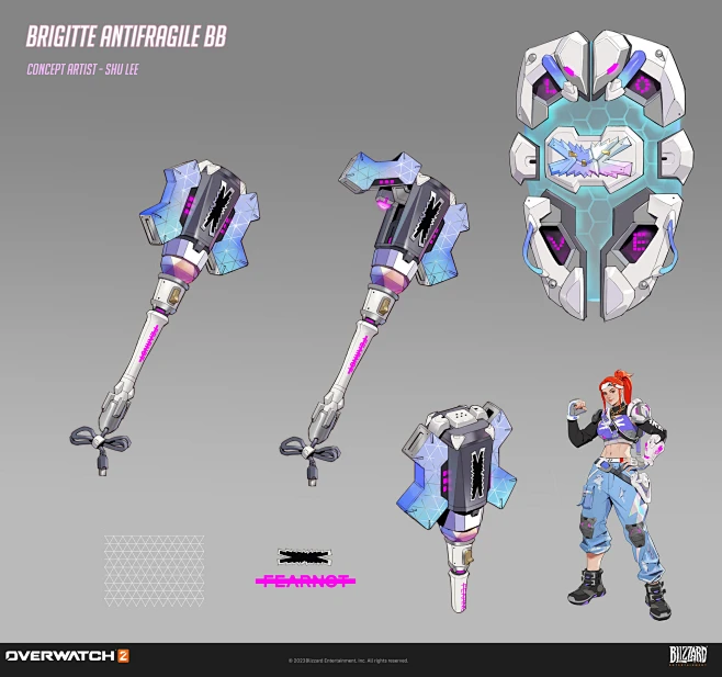 [Overwatch 2 x Le sserafim] Brigitte skin concept-花瓣网