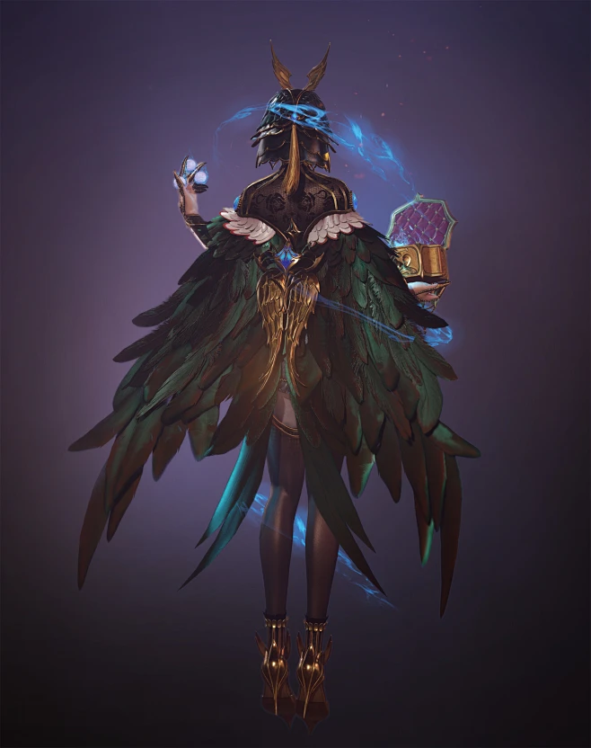 Crow Summoner, Tory 136 : Concept art based on hyeyoung kim https://www ...