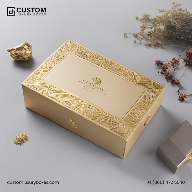 Luxury Box, Gold Foiling Free Design Support & Free Shipping USA-UK ...