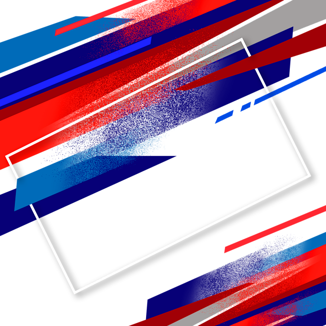 —Pngtree—border sports abstract red blue_6689343
