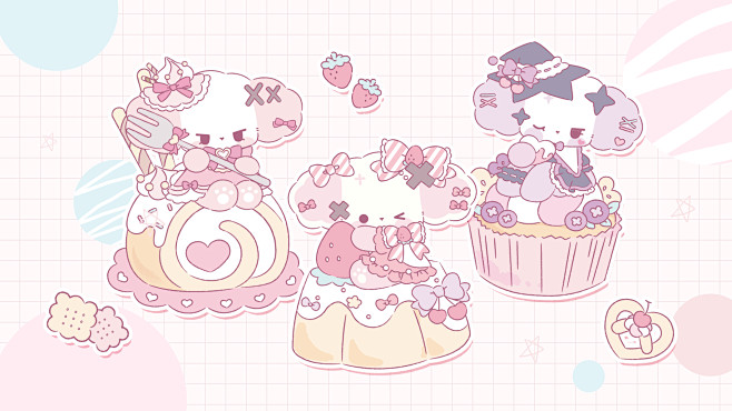 卡通可爱电脑壁纸cr：nono狗小小只