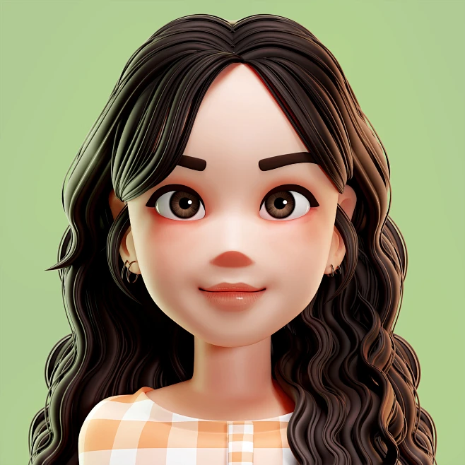 3D Profile Character-花瓣网