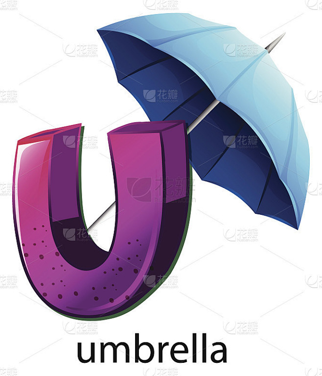 字母U代表伞