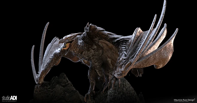 Godzilla: King of the Monsters - Rodan Pose 02 Model-花瓣网