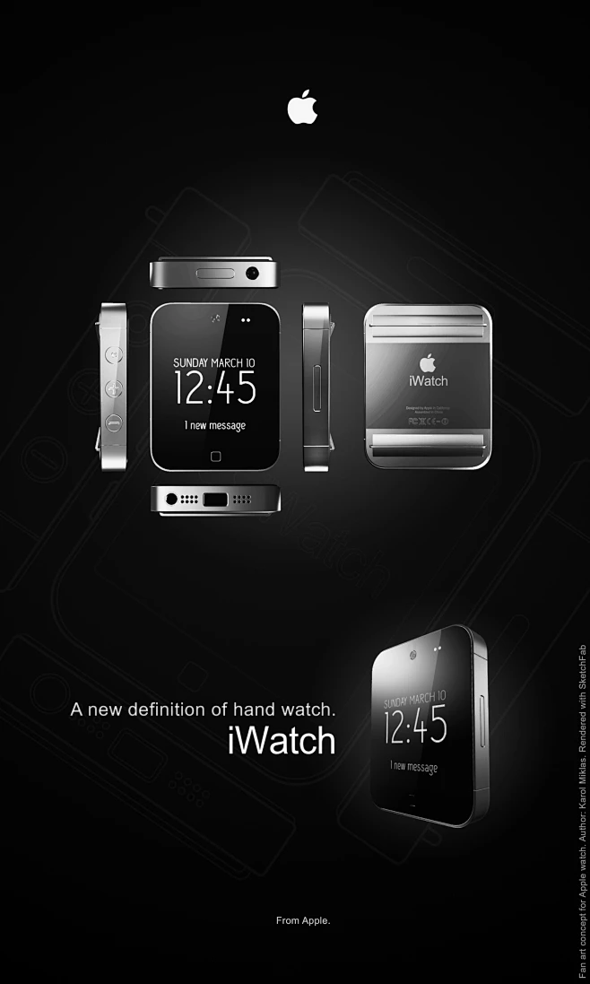 Imagine the iWatch : iWatch Concept-花瓣网