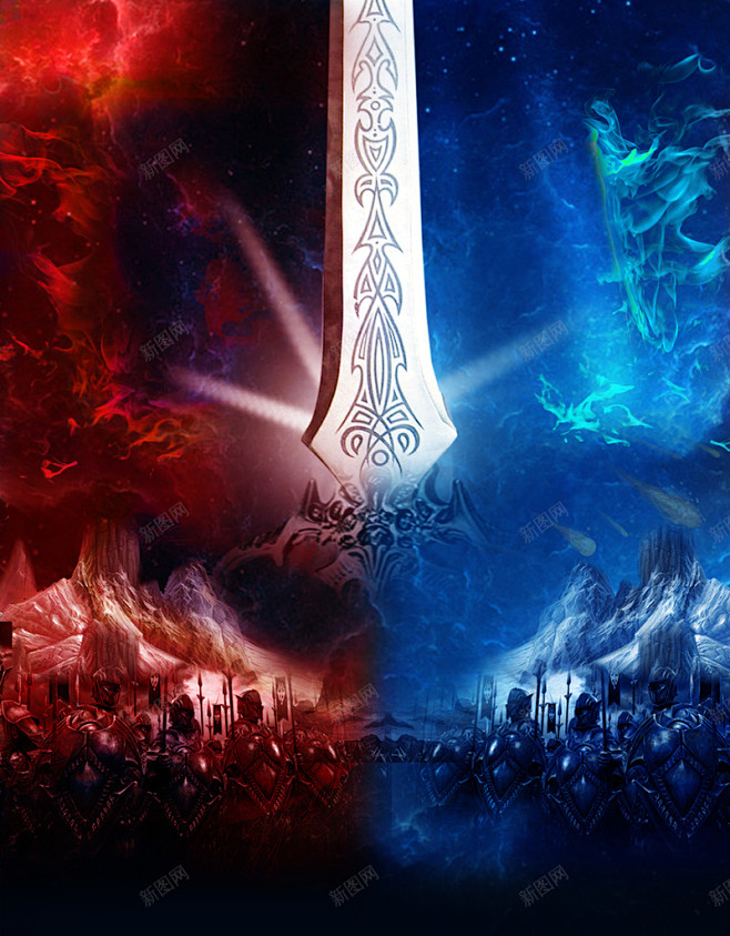 合成冰火游戏背景效果psd高清背景_新图网 https://ixintu.com 合成冰火游戏背景效果图片_背景图片素材-花瓣网